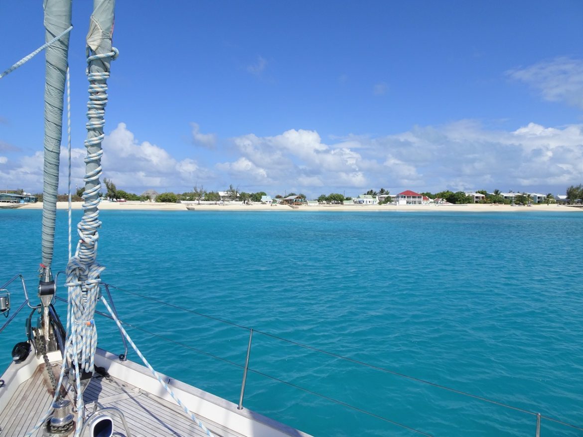 Big Sand Cay to Grand Turk, and land a mahi-mahi - Sail Cloudy Bay ...