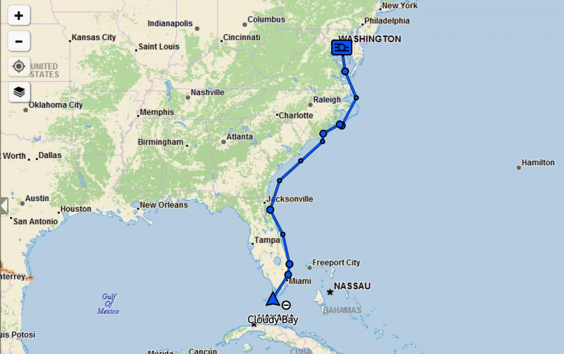 Cruising route s/v Cloudy Bay (Hallberg-Rassy 54) - Sail Cloudy Bay ...